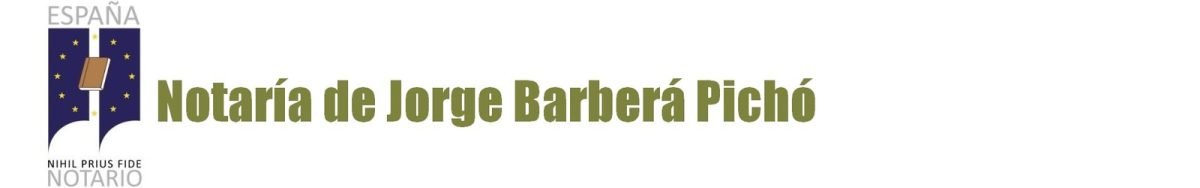 Notaría Jorge Barberá Pichó - Cita En Tu Notaría Más Cercana